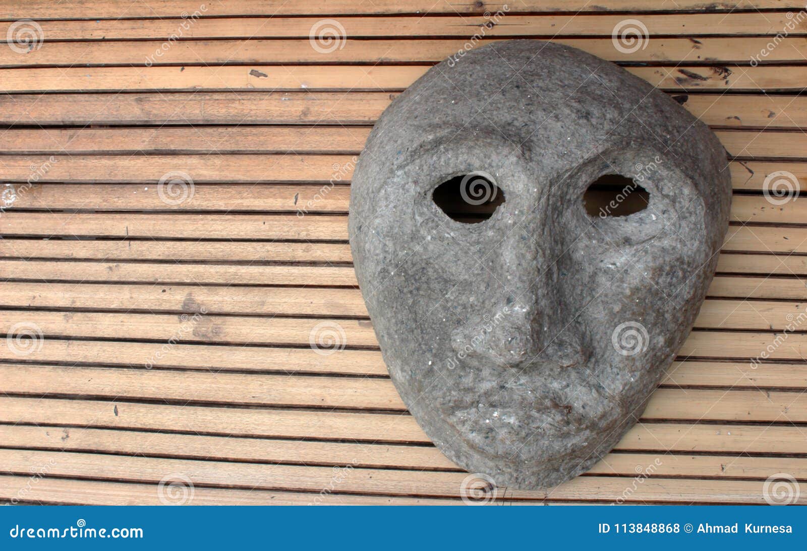 The scary creepy mask stock photo. Image of mask, backyard - 113848868