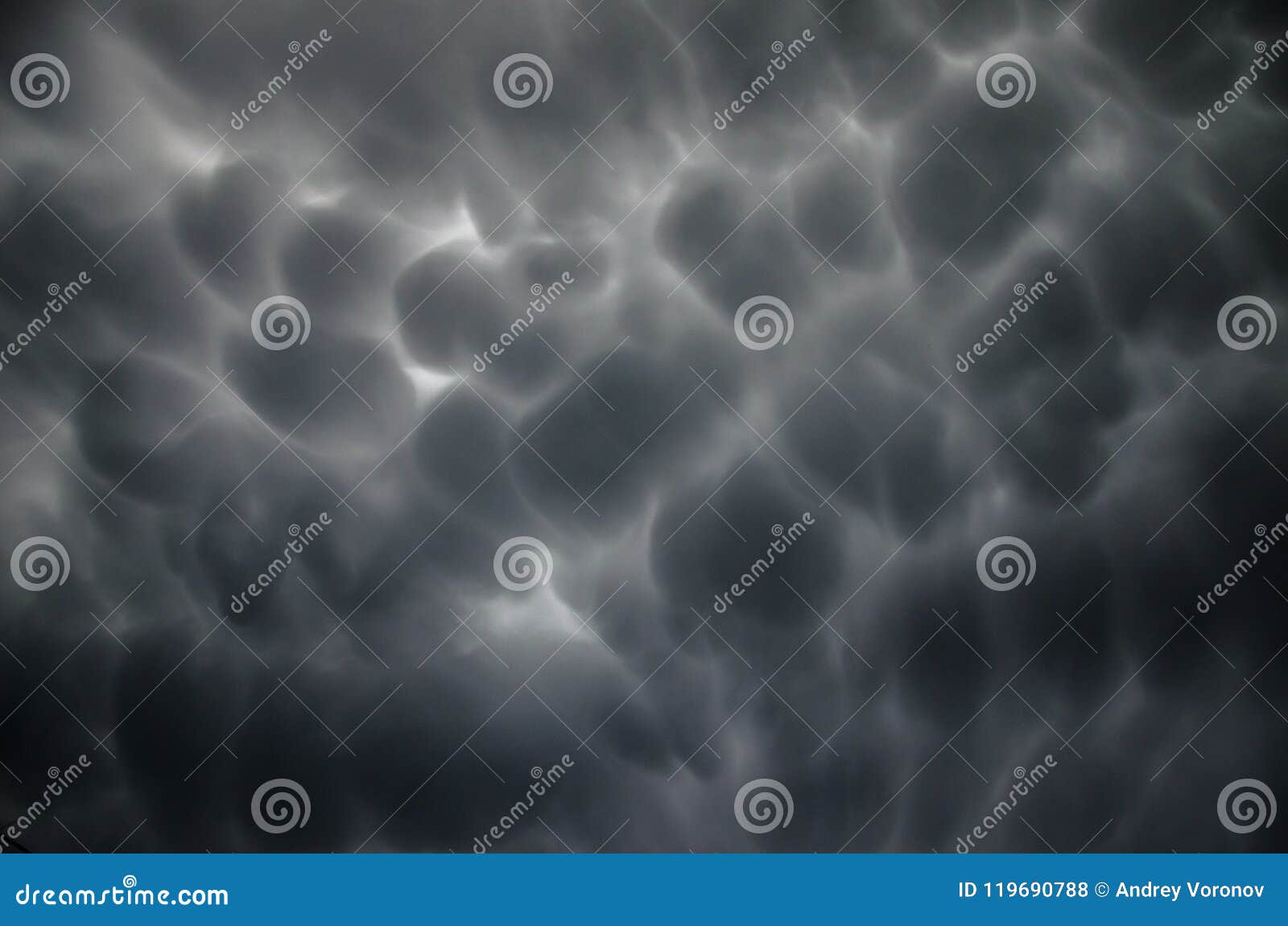 Scary Dark Clouds in the Sky Stock Photo - Image of background, danger ...