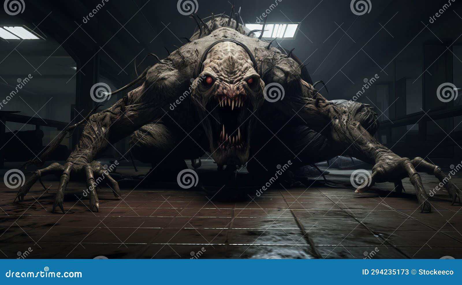 Scary Demonic Creature In Unreal Engine: Hyper-realistic Sci-fi Art ...
