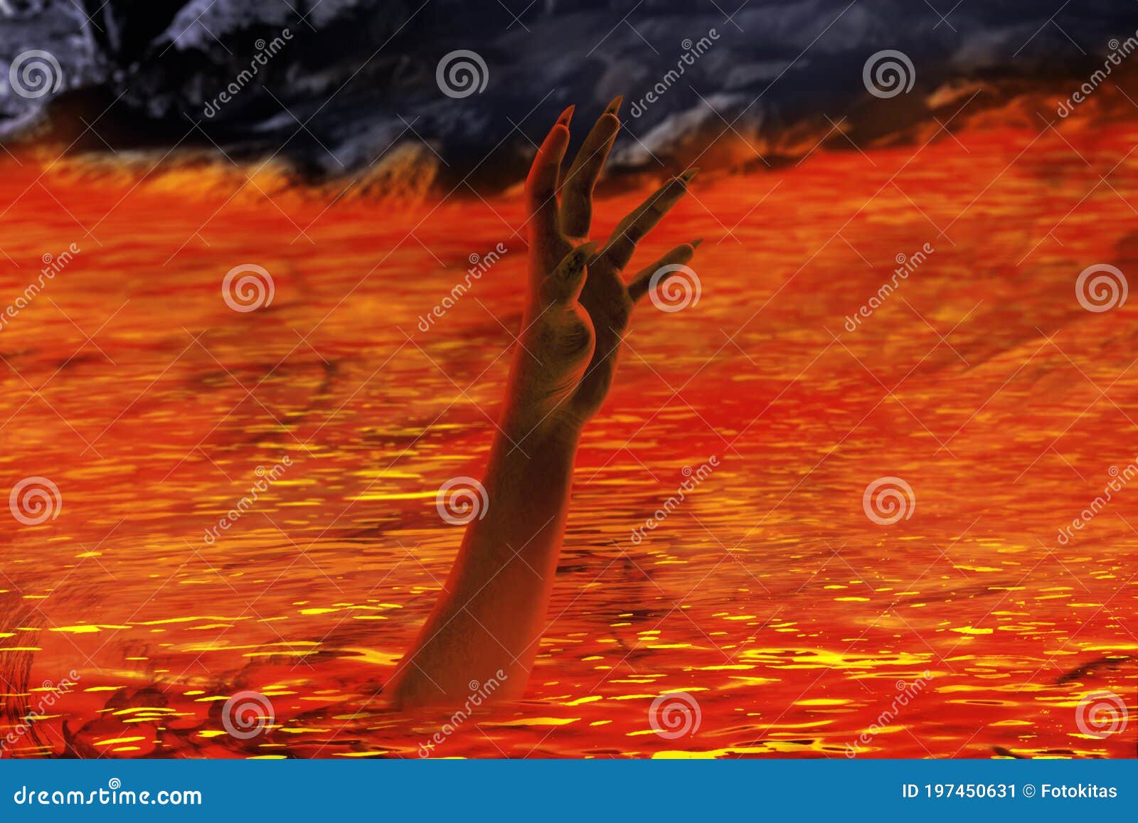 Scary Devil Hand, Halloween Themes Stock Image - Image of fear, death ...