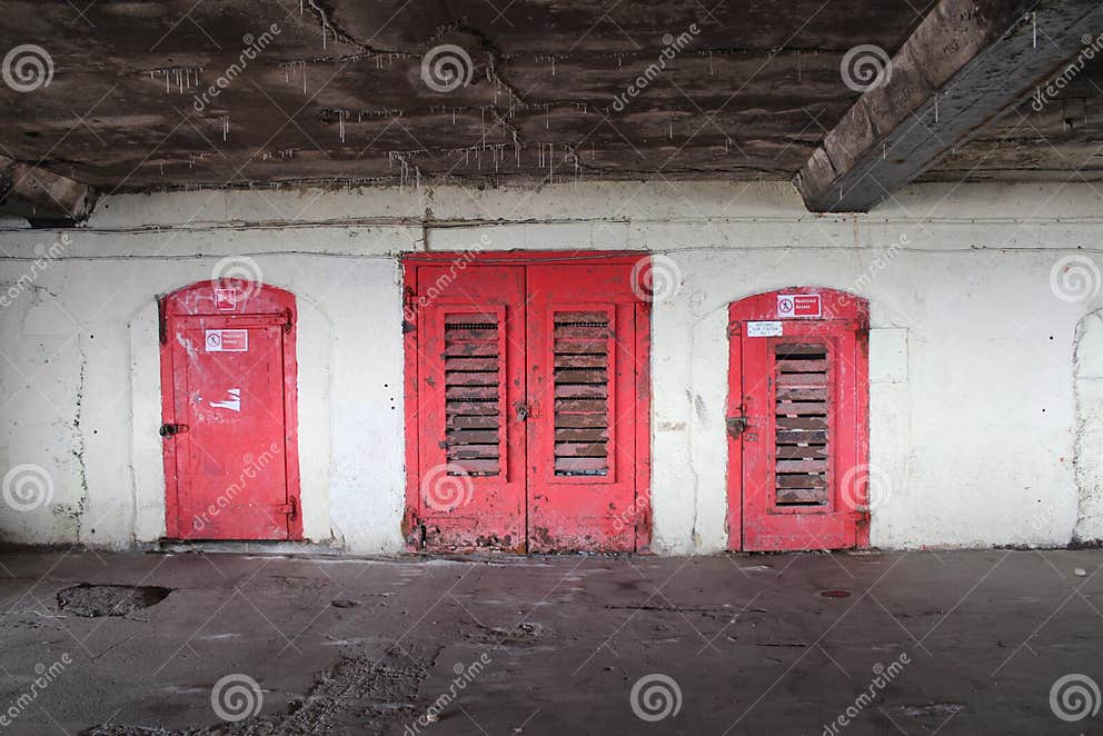 Scary doors stock photo. Image of deathly, ghost, horrifying - 26289604