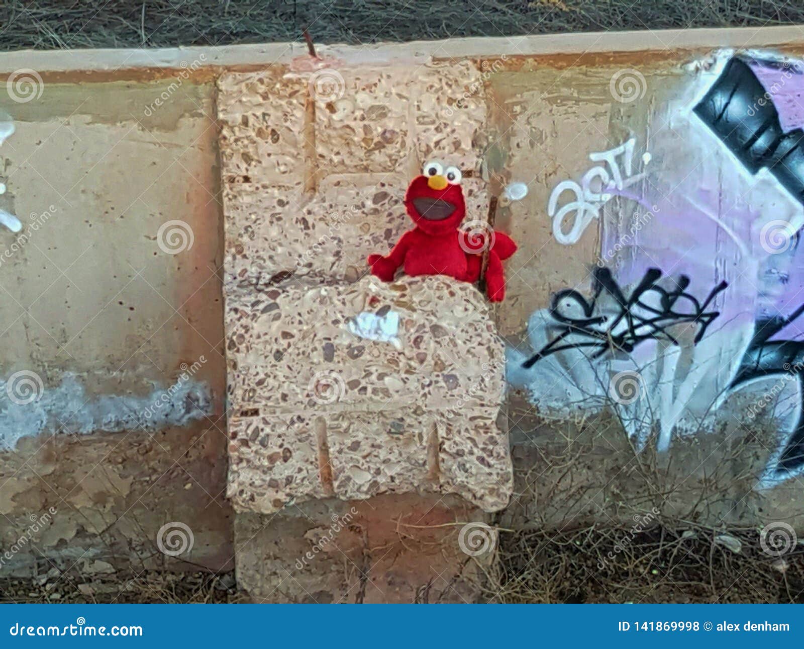 Scary elmo editorial stock photo. Image of outside, elmo - 141869998