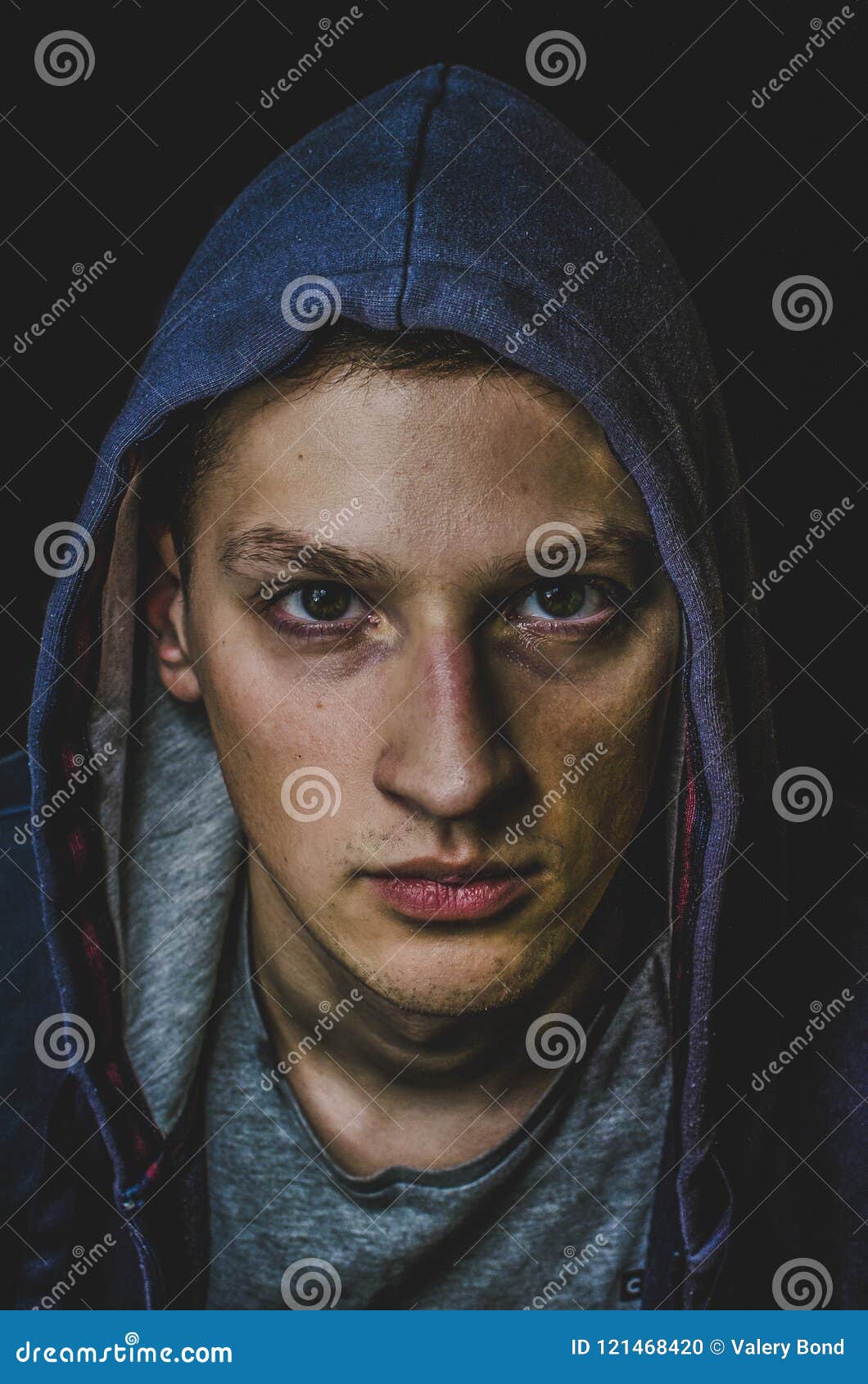 Man in Darkness stock photo. Image of dark, angry, halloween - 121468420