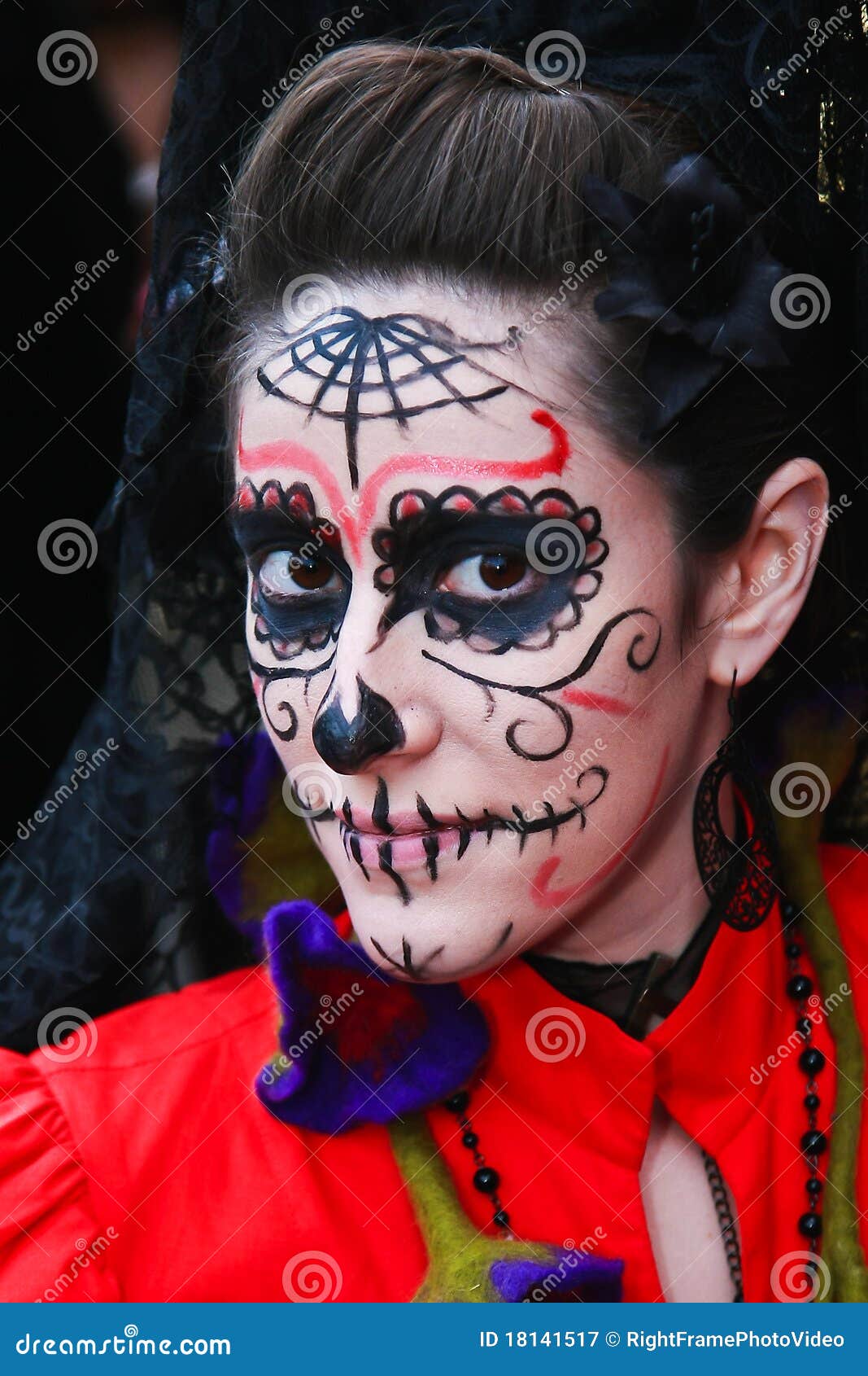 Scary Face editorial photography. Image of ghost, colorful - 18141517