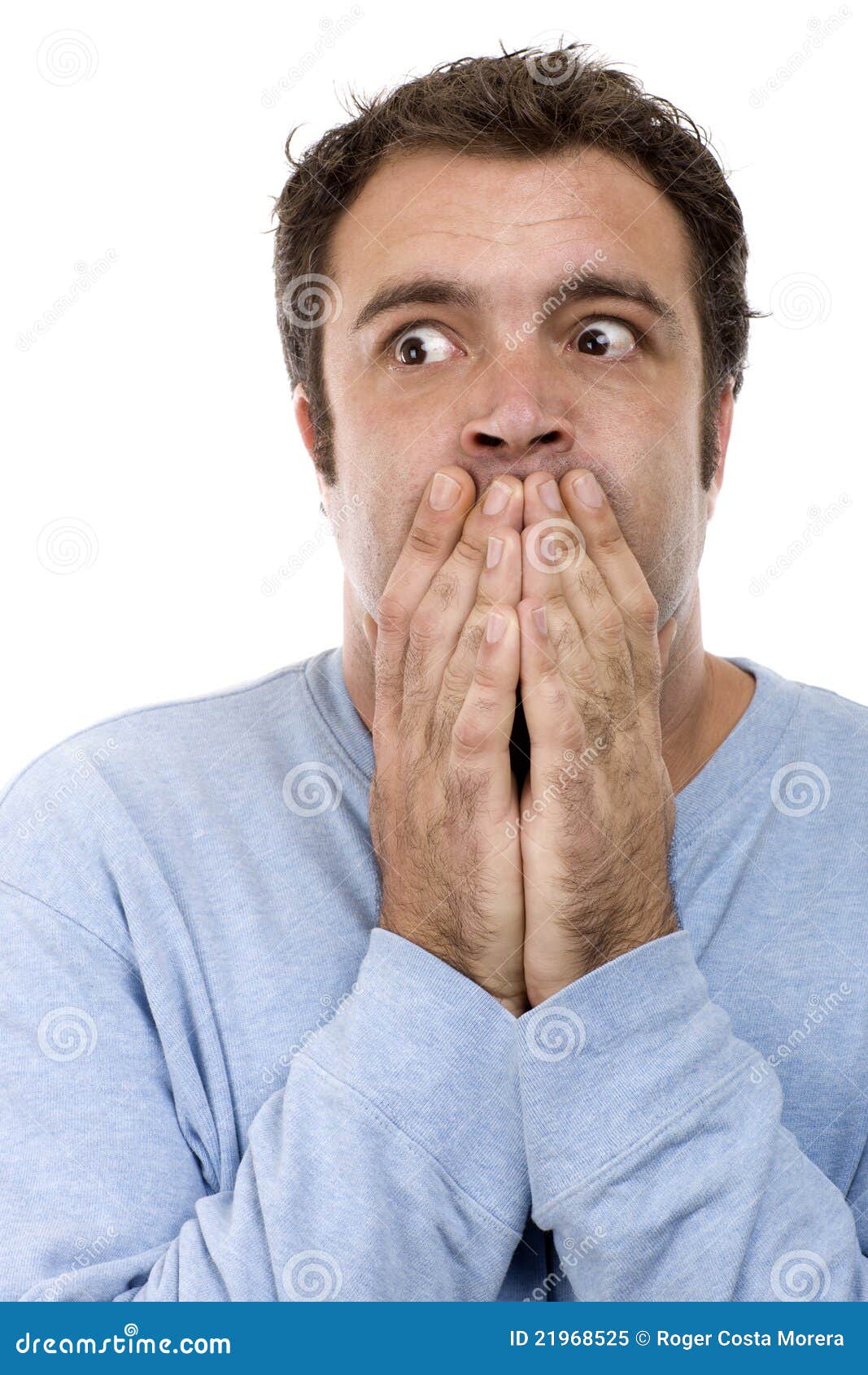 Scary face stock image. Image of madness, astonished - 21968525