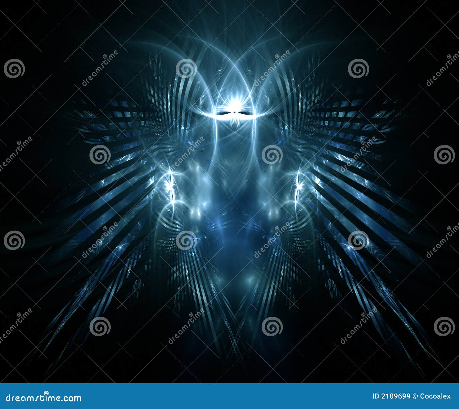 Scary Face With Background Vector Illustration | CartoonDealer.com #9567160