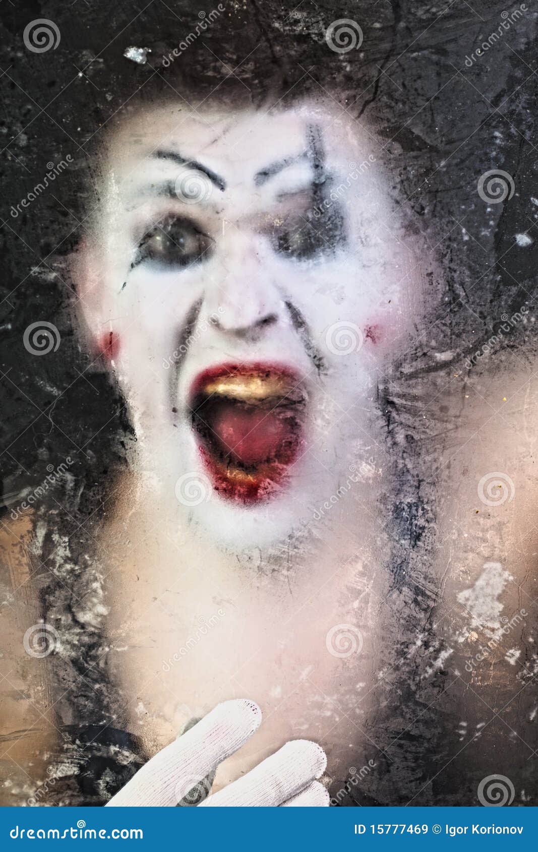 Scary Face Royalty-Free Stock Photography | CartoonDealer.com #60401093