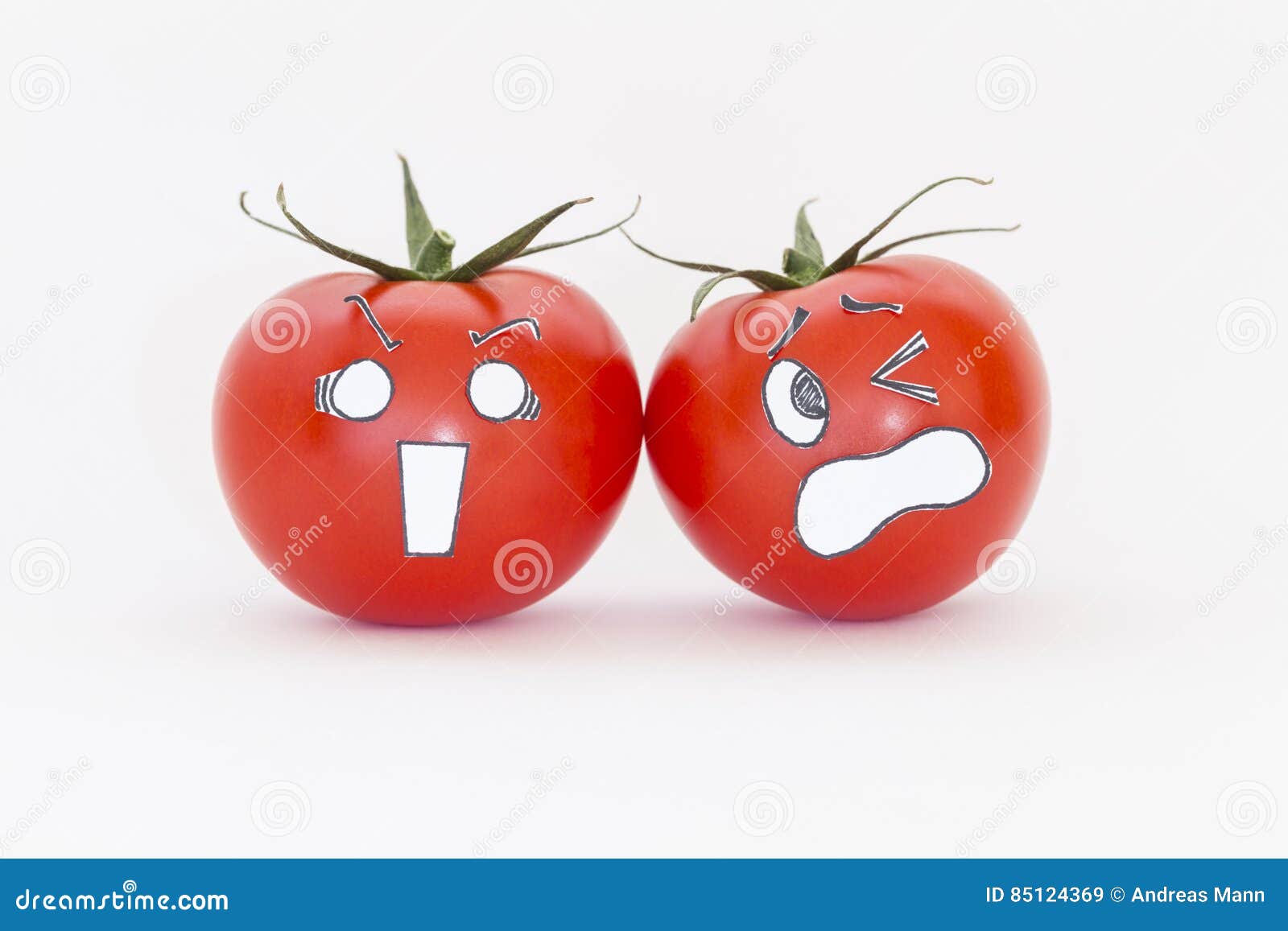 Scary face tomatoes stock image. Image of manga, delicious - 85124369