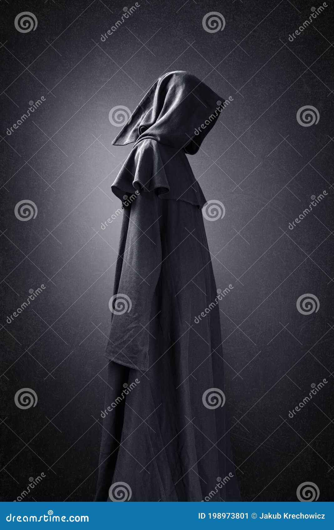 Black Cloaked Figure