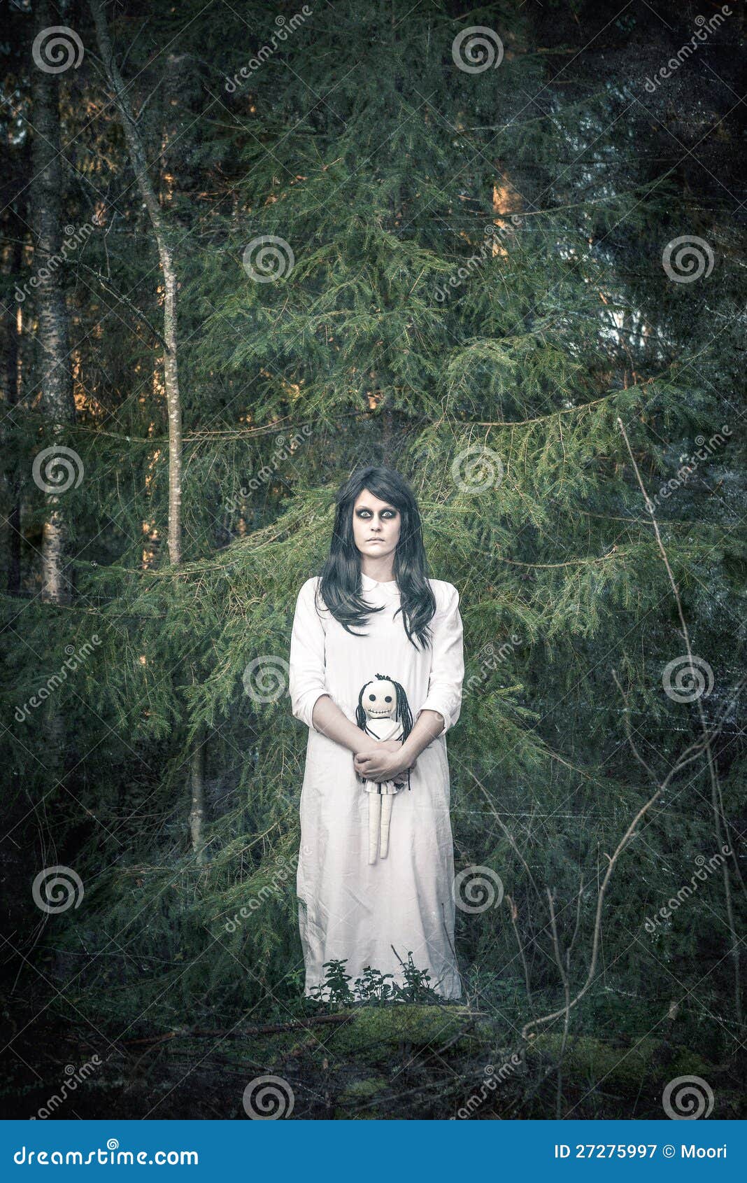A scary ghost girl stock image. Image of evil, halloween - 27275997