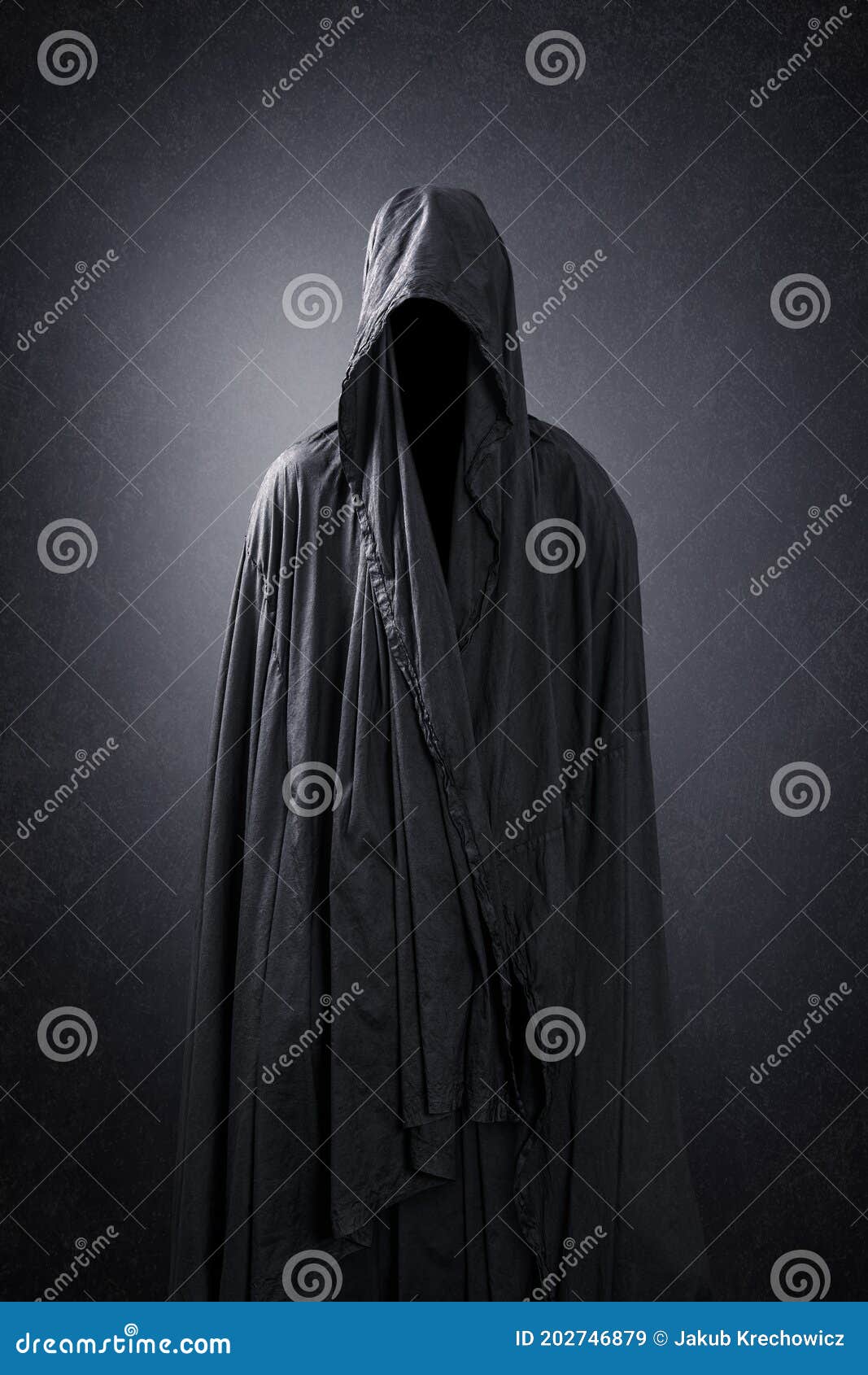 Ghostly figure in the dark stock image. Image of danger - 202746879