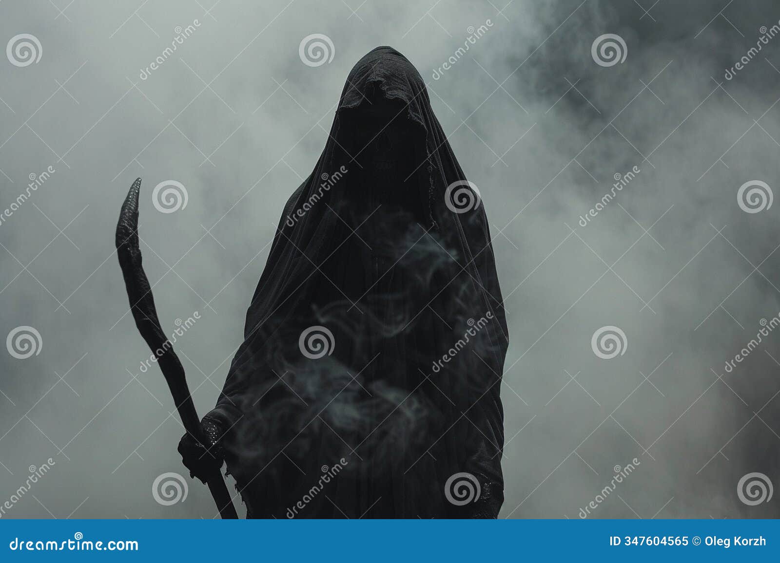 Scary Grim Reaper, Creepy Death Monster Demon Happy Halloween Horror ...