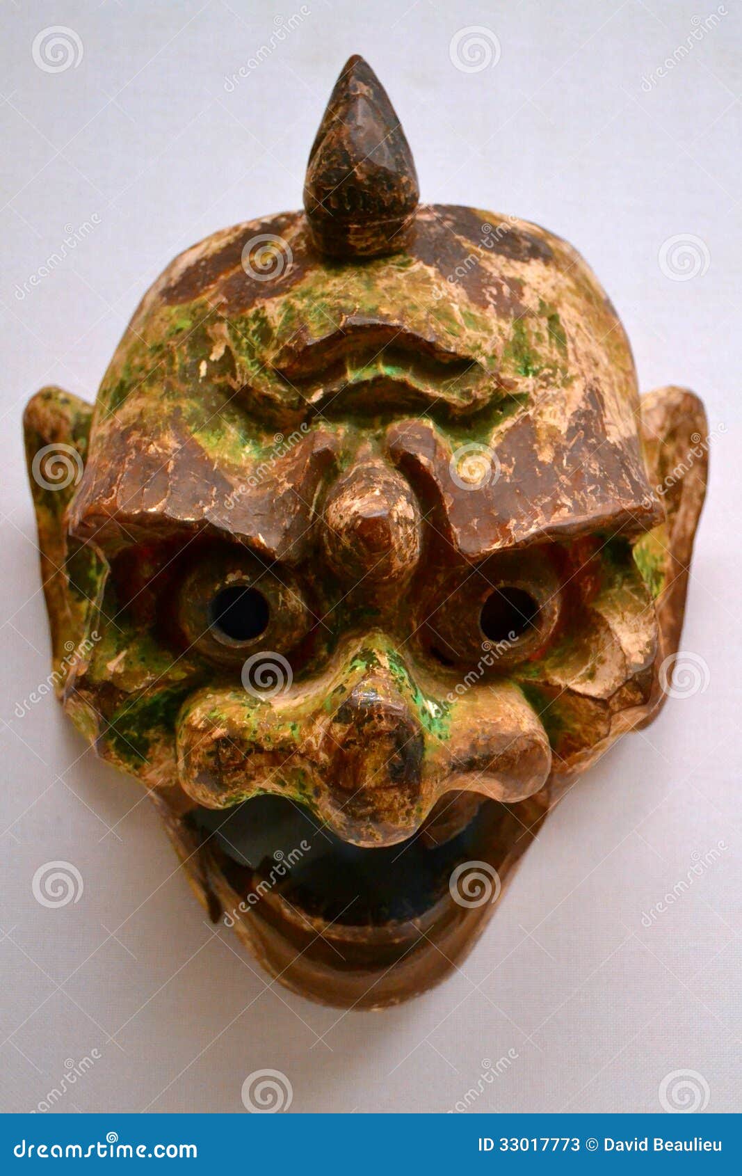 Scary and grotesque mask stock image. Image of orange - 33017773