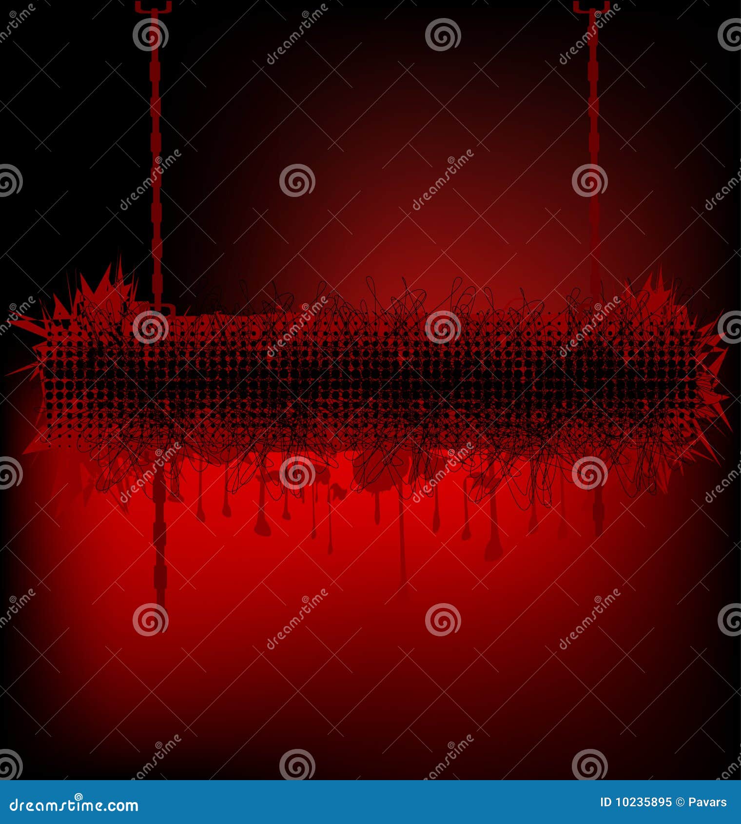 Scary Halloween banner stock vector. Illustration of halloween - 10235895