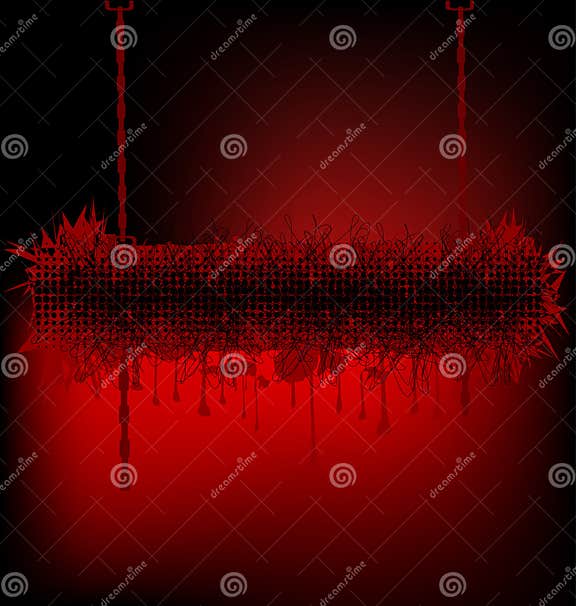 Scary Halloween banner stock vector. Illustration of halloween - 10235895