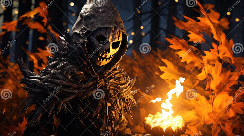 Scary halloween character stock image. Image of paranormal - 292745165