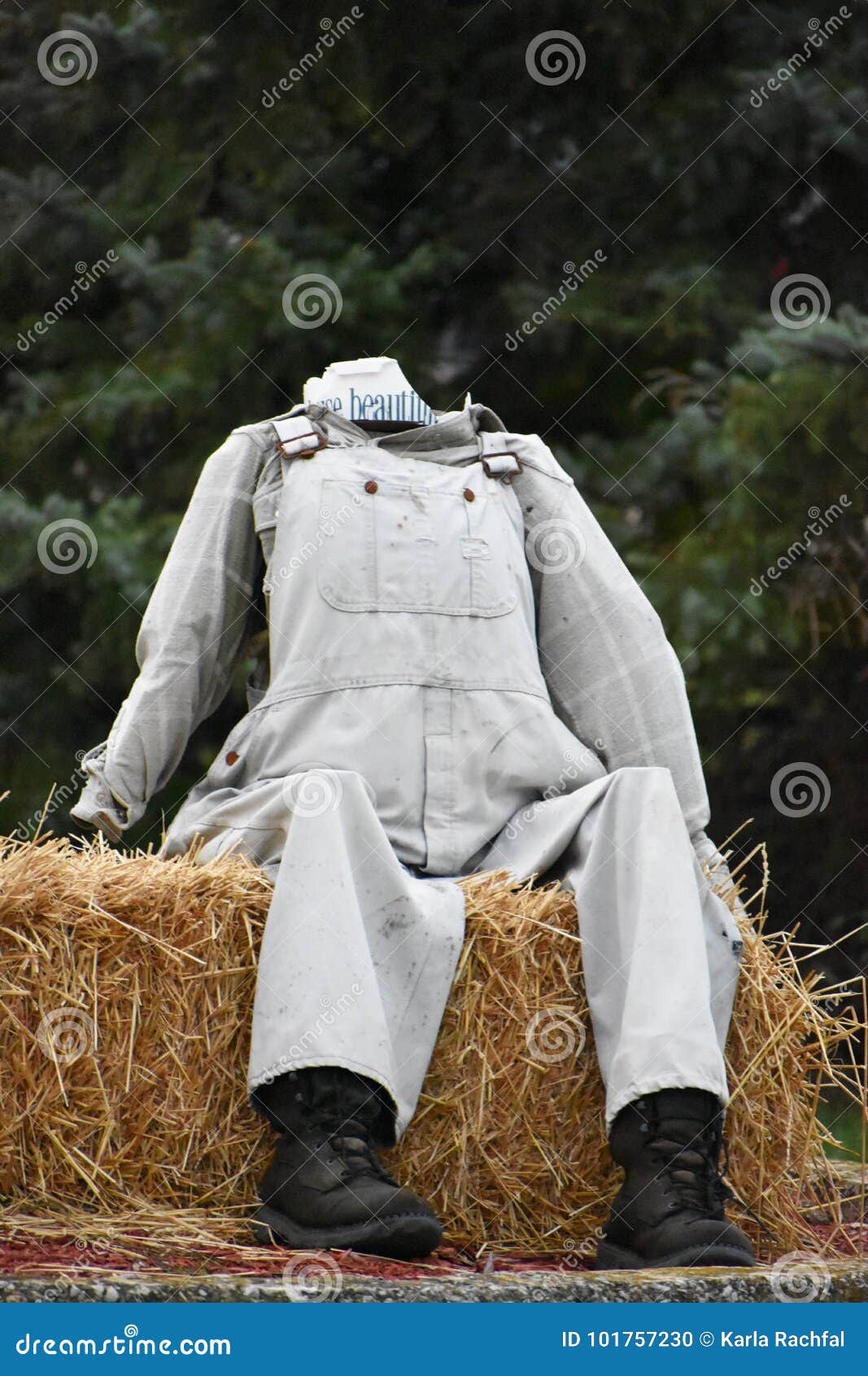 Headless scarecrow stock photo. Image of autumn, scarecrow - 101757230