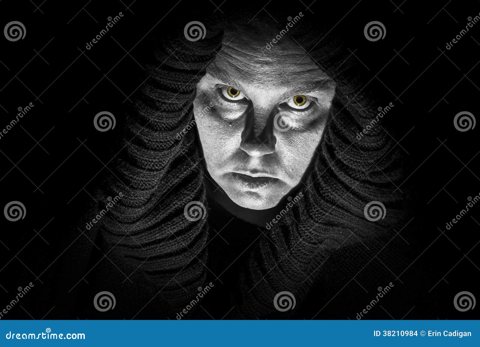 Scary Horror Lady stock photo. Image of ghoulish, scary - 38210984