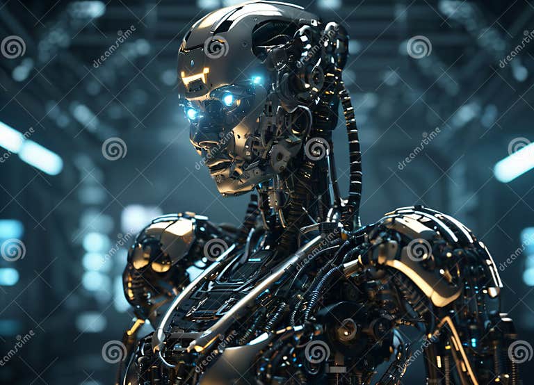 Scary Humanoid AI. the Future of Robotics and Artificial Intelligence ...