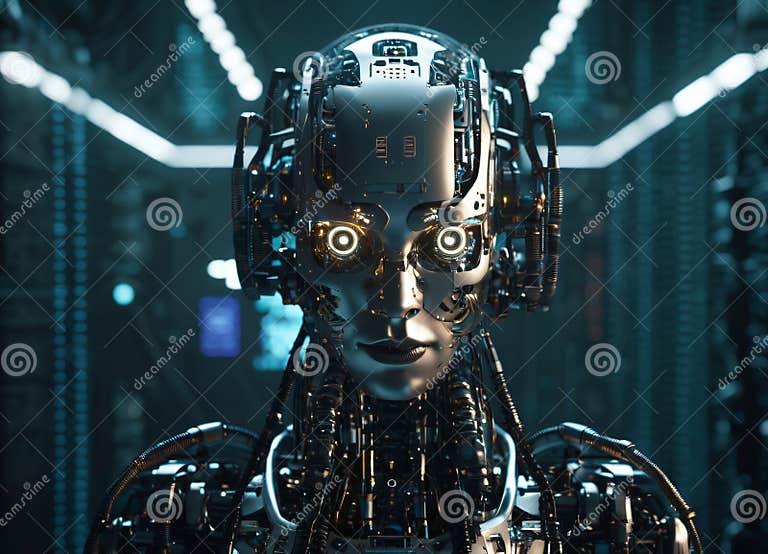 Scary Humanoid AI. the Future of Robotics and Artificial Intelligence ...