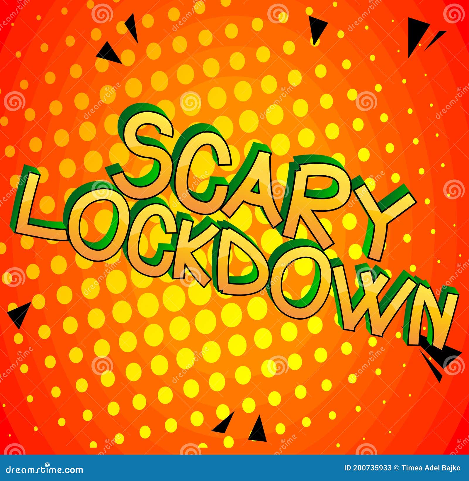 Scary Words Weed Melting Font Lettering Text Illustrations Cartoon ...