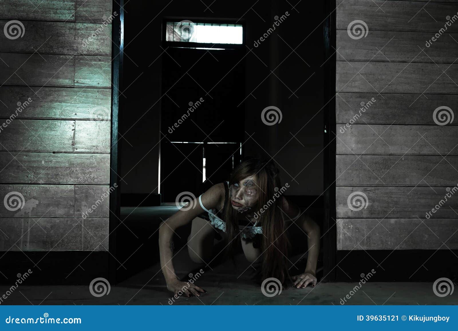 The Scary Maid ghost story stock image. Image of horrible - 39635121