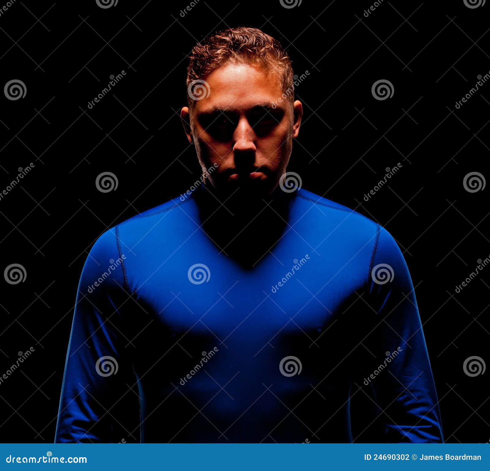 Scary man stock photo. Image of security, shadows, attacker - 24690302