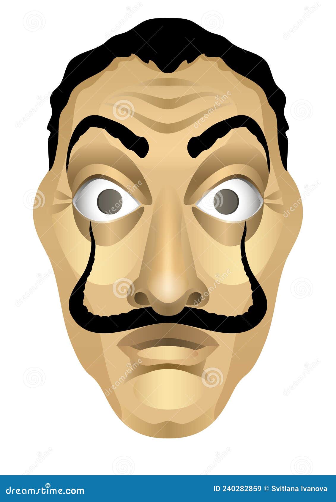 Mustache Mask With Stick Photo Booth Prop Masquerade Moustache And Hat ...