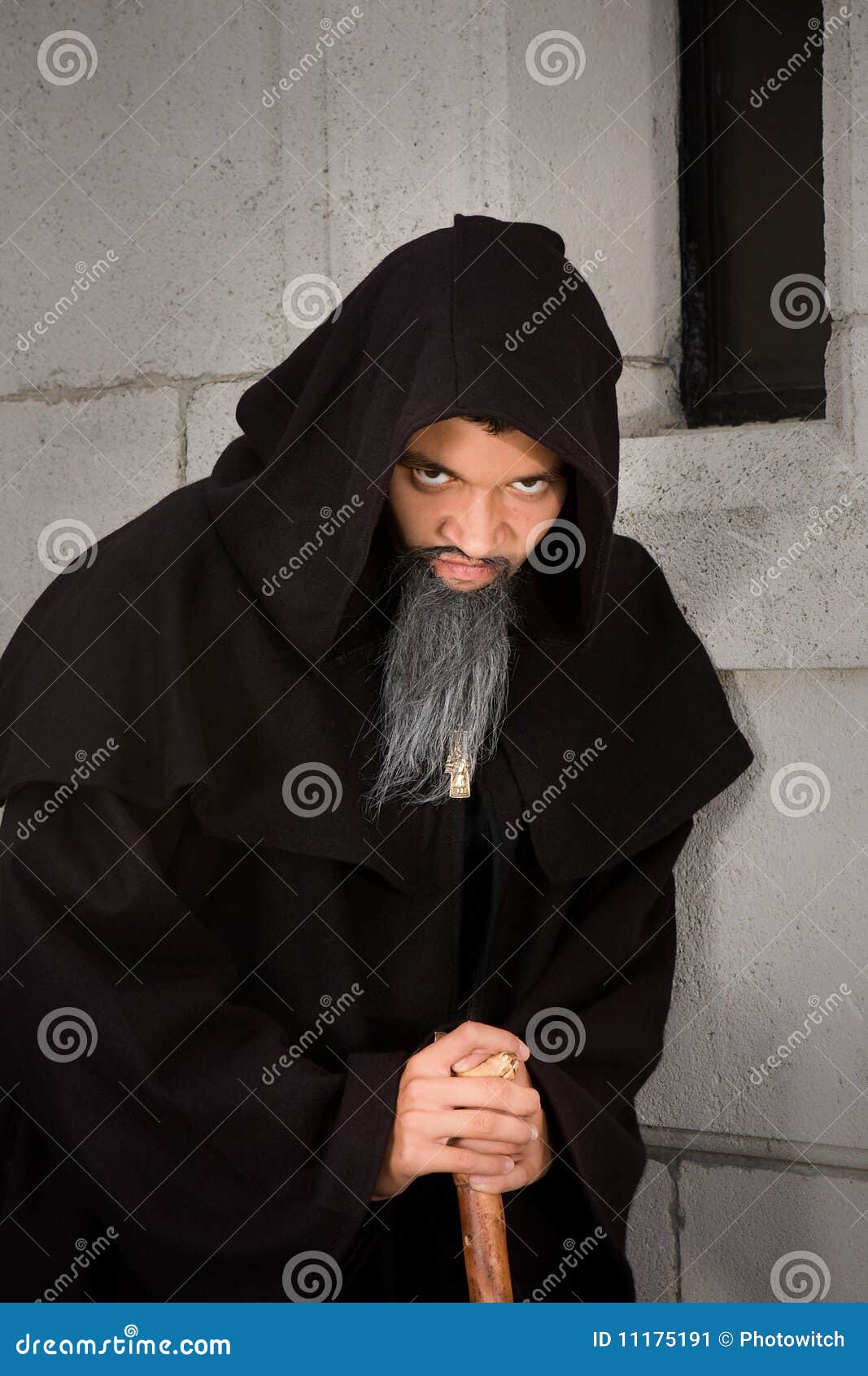 Scary monk stock image. Image of frightening, creepy - 11175191