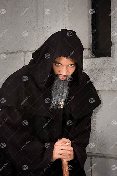 Scary monk stock image. Image of frightening, creepy - 11175191