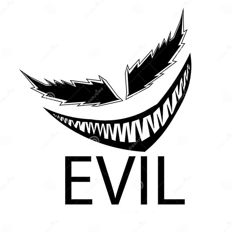 Scary Monsters Face of Evil Logo - Vector Stock Illustration ...