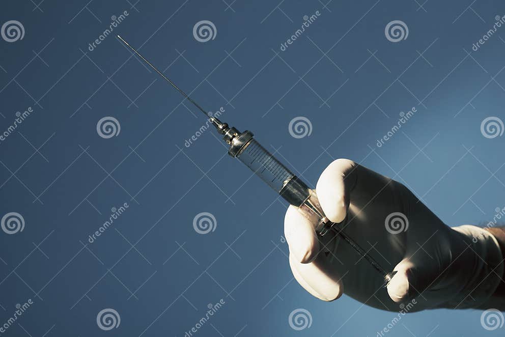Scary needle stock photo. Image of vaccine, hand, sting - 8290016