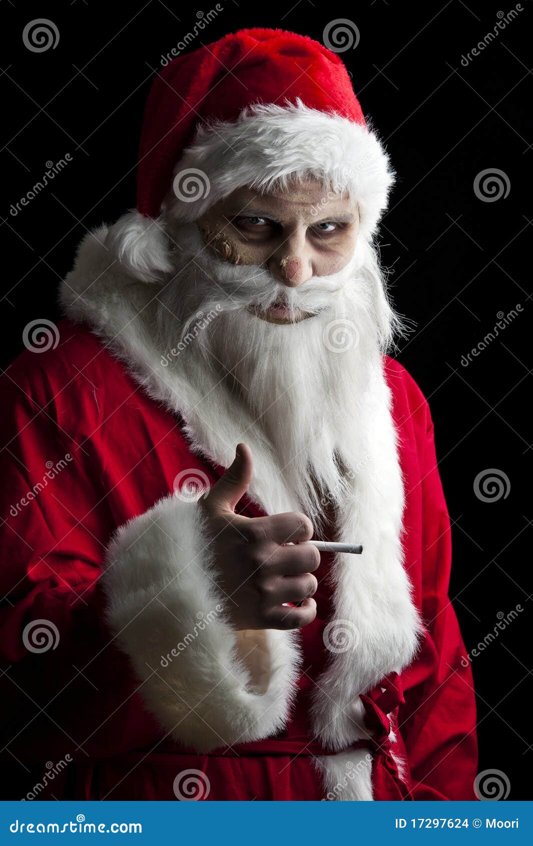 Scary santa stock photo. Image of horror, possessed, mysterious - 17297624