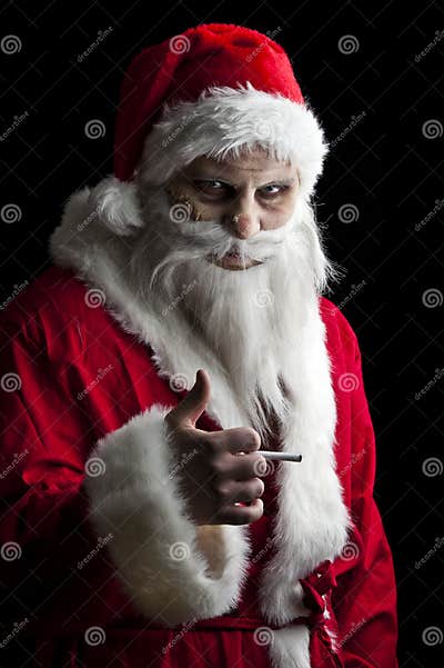 Scary santa stock photo. Image of horror, possessed, mysterious - 17297624