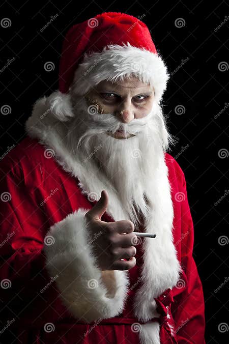 Scary santa stock photo. Image of horror, possessed, mysterious - 17297624