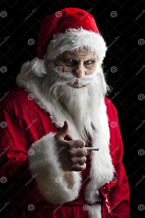 Scary santa stock photo. Image of horror, possessed, mysterious - 17297624