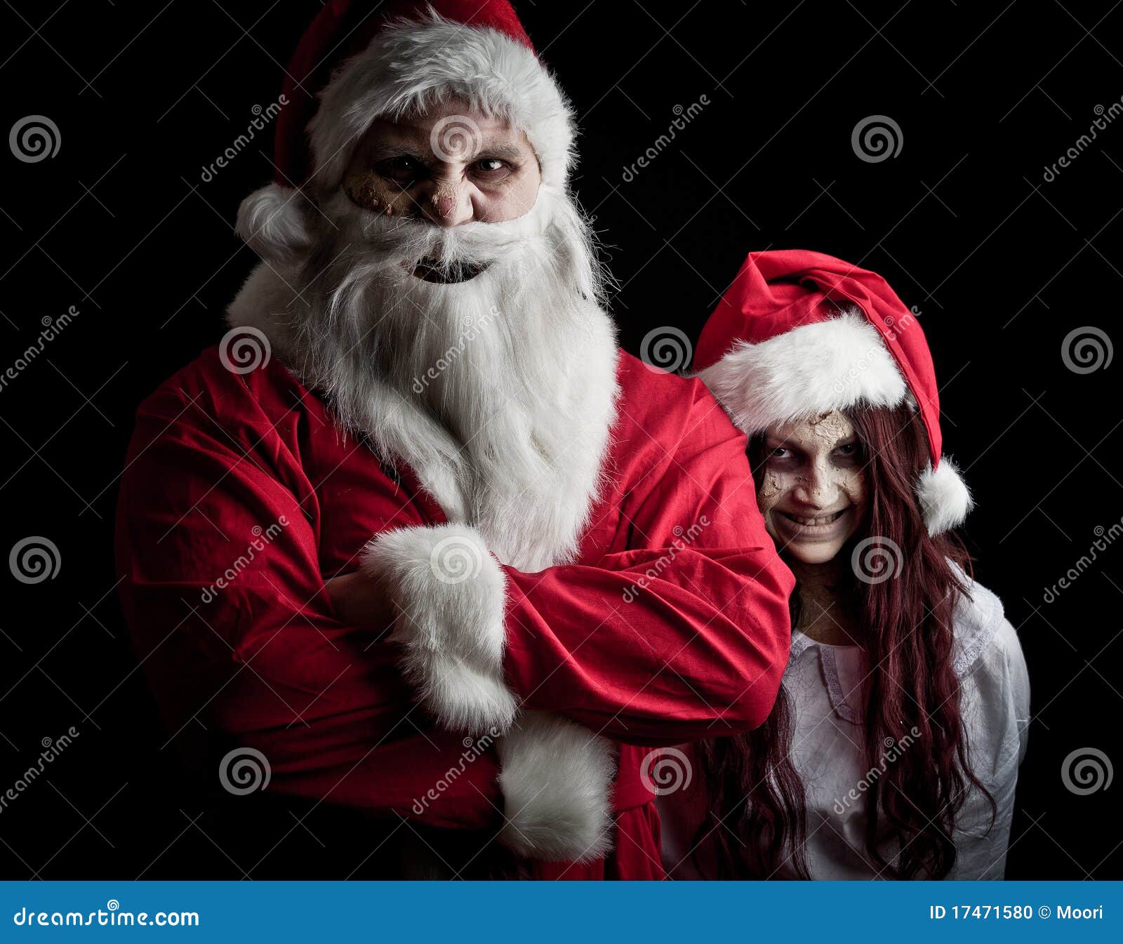 Scary santa stock photo. Image of scary, merry, portrait - 17471580