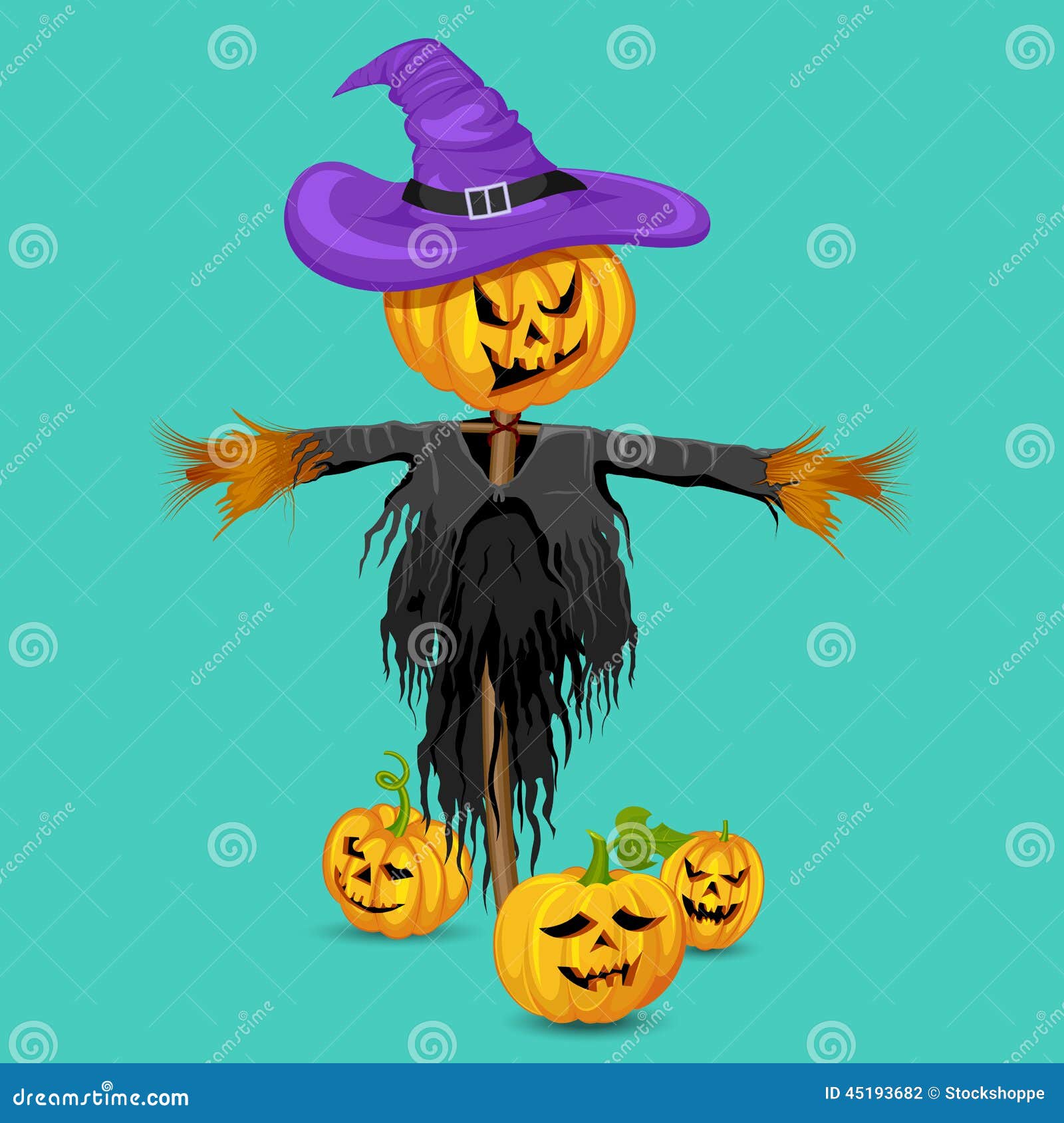Scary Scarecrow Cartoon