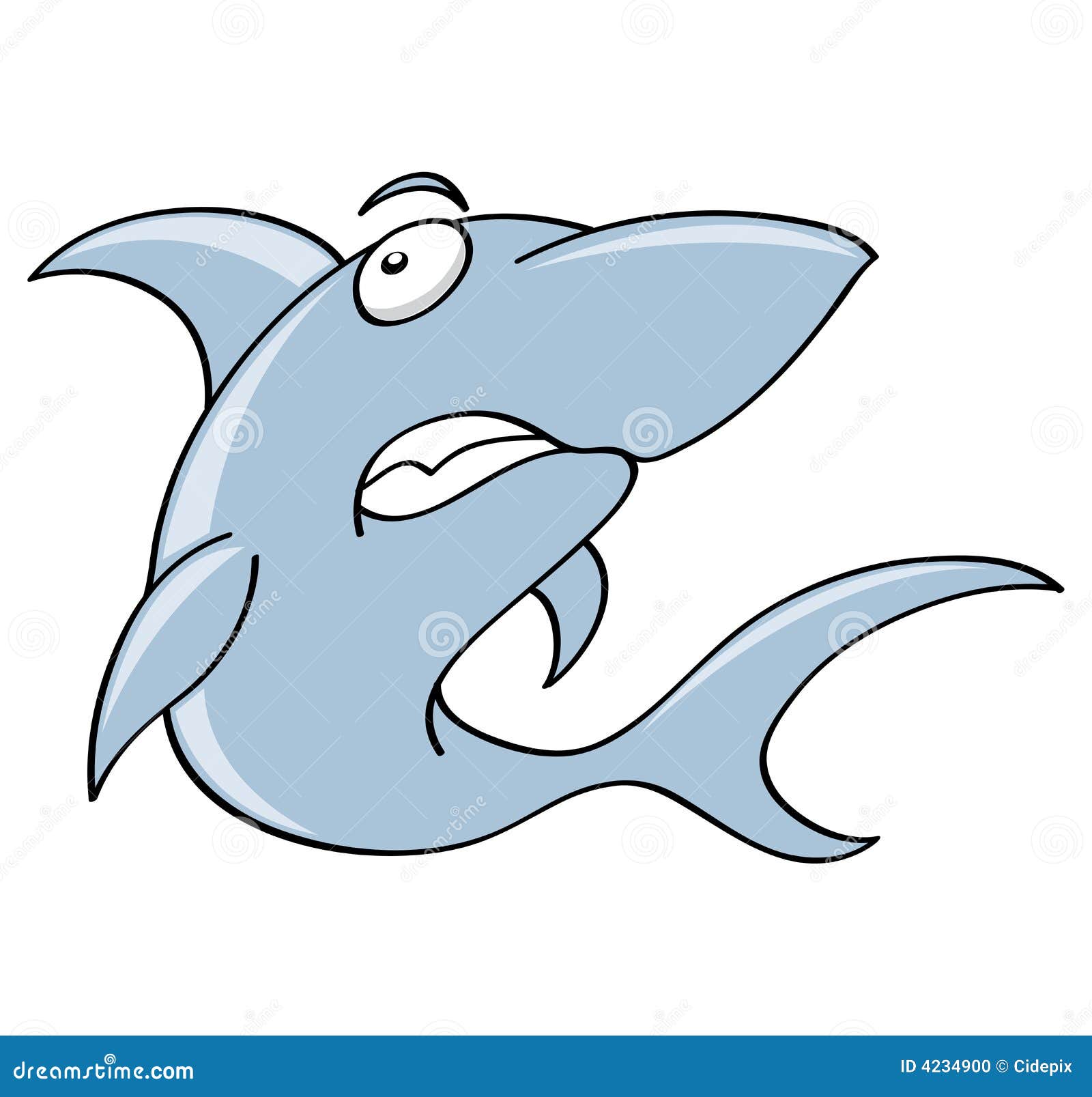 Scary Cartoon Sharks