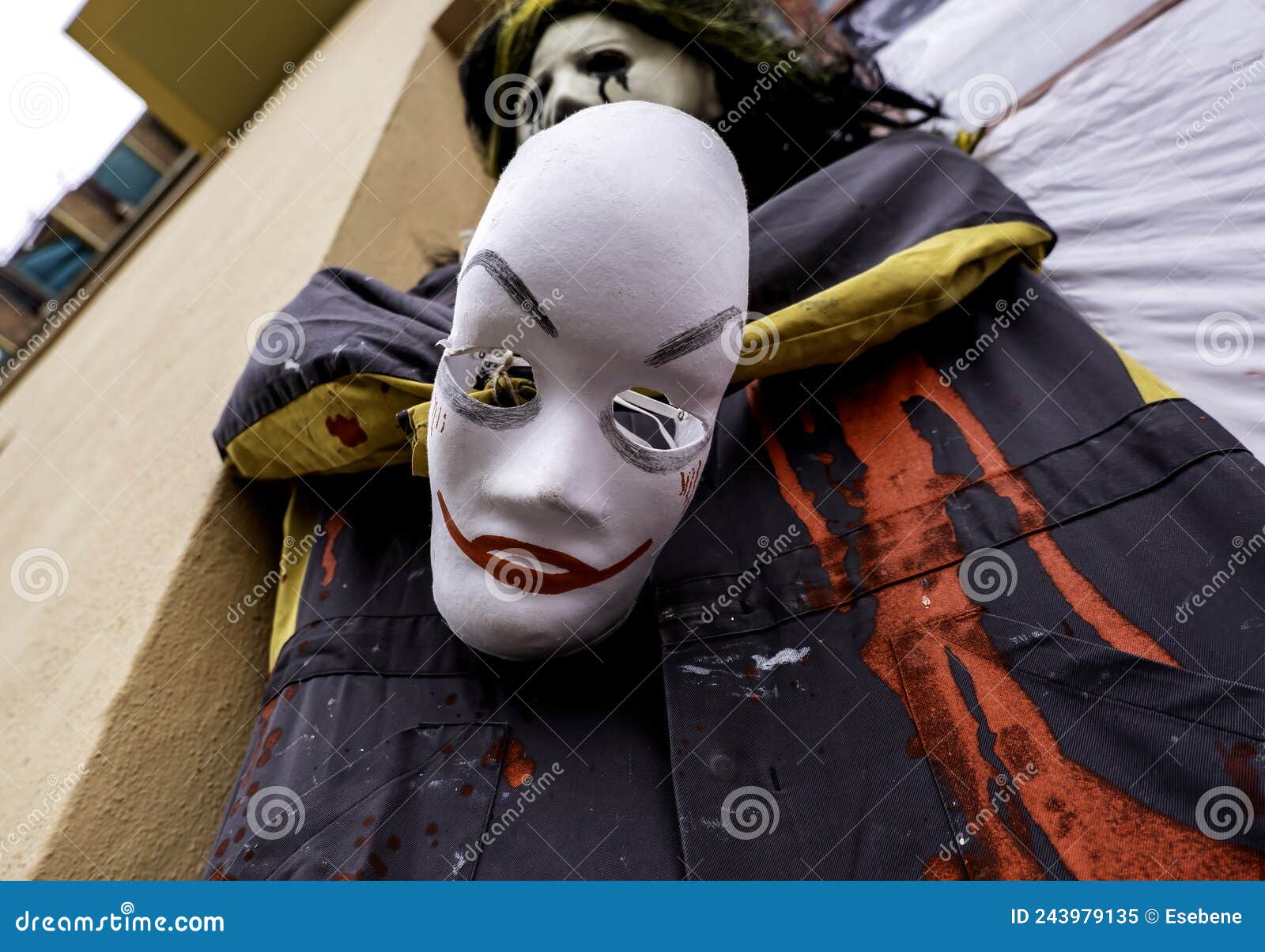 Scary spooky doll stock image. Image of alone, abandoned - 243979135