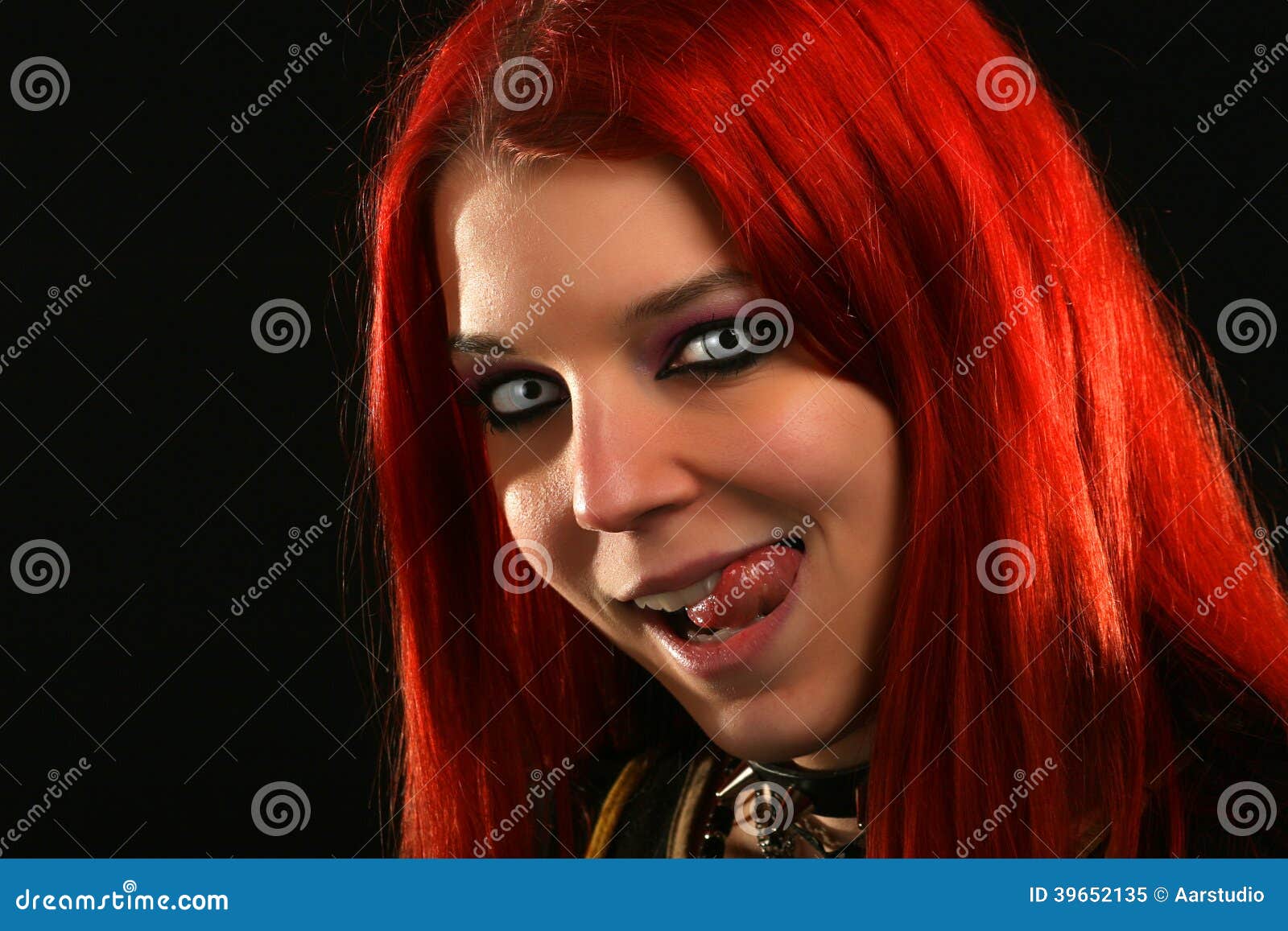 Scary vampire girl stock image. Image of fear, girl, face - 39652135
