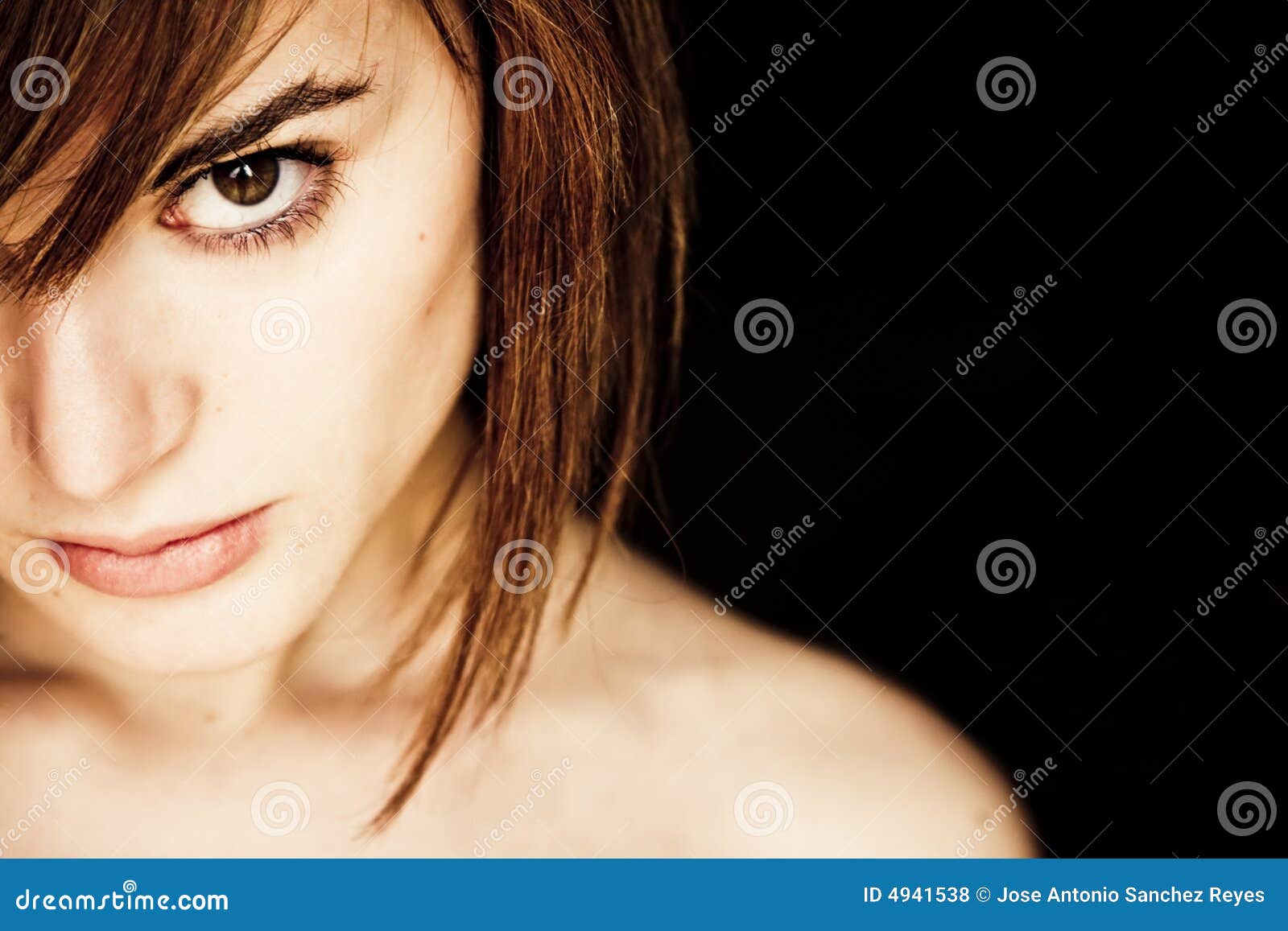 Scary woman stock photo. Image of gothic, haired, beauty - 4941538