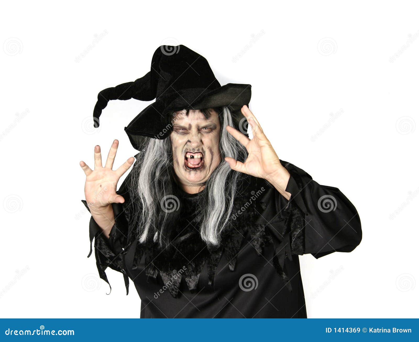 Scary Woman Witch stock image. Image of sorceress, attractive - 1414369