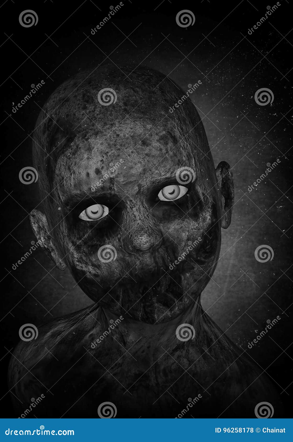 Scary Zombie Girl Royalty-Free Stock Image | CartoonDealer.com #32973808