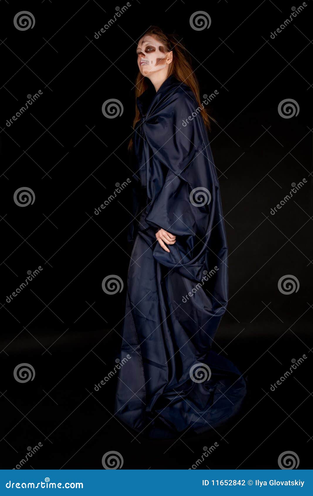 Scary zombie woman stock photo. Image of fear, skeleton - 11652842