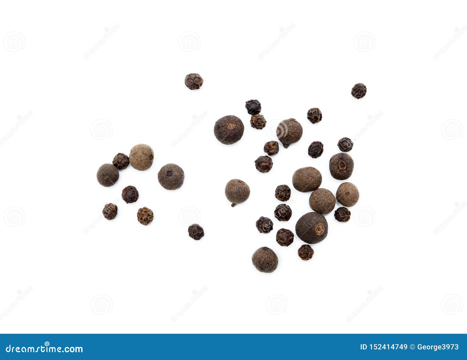 Scattered Allspice and Pepper Stock Illustration - Illustration of ...