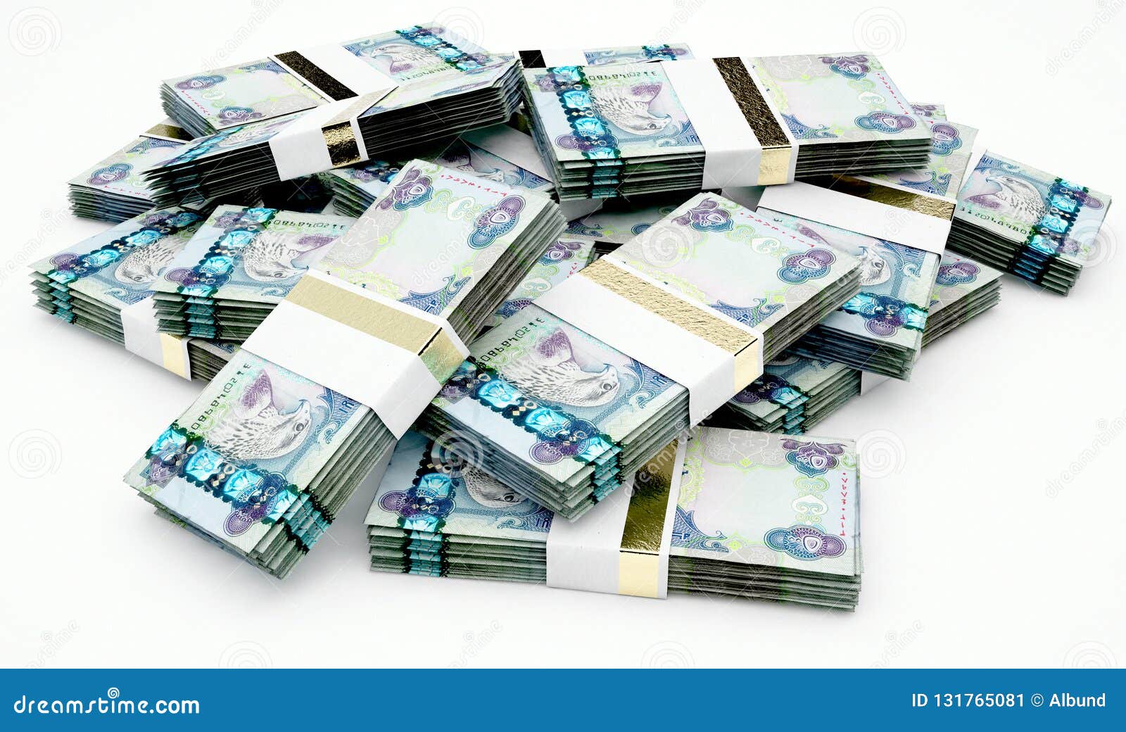Scattered Banknote Stacks stock illustration. Illustration of banknote ...