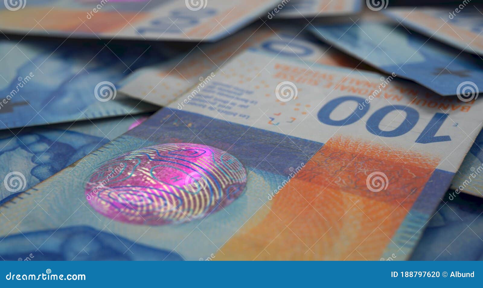 500 Swiss Franc Banknote Folded As Steps Stock Illustration ...