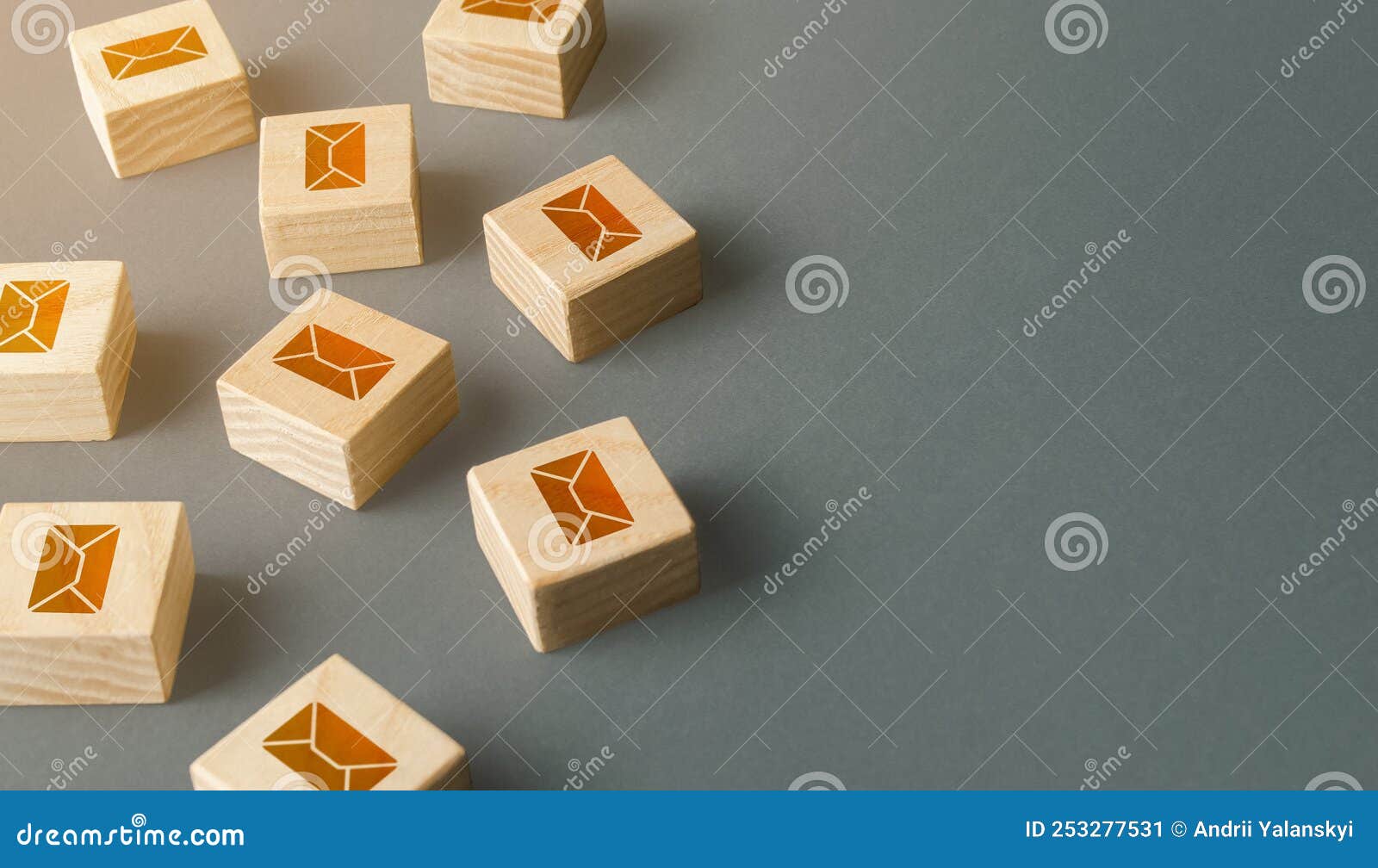 Scattered Blocks of Envelopes and Messages. Correspondence. Management ...