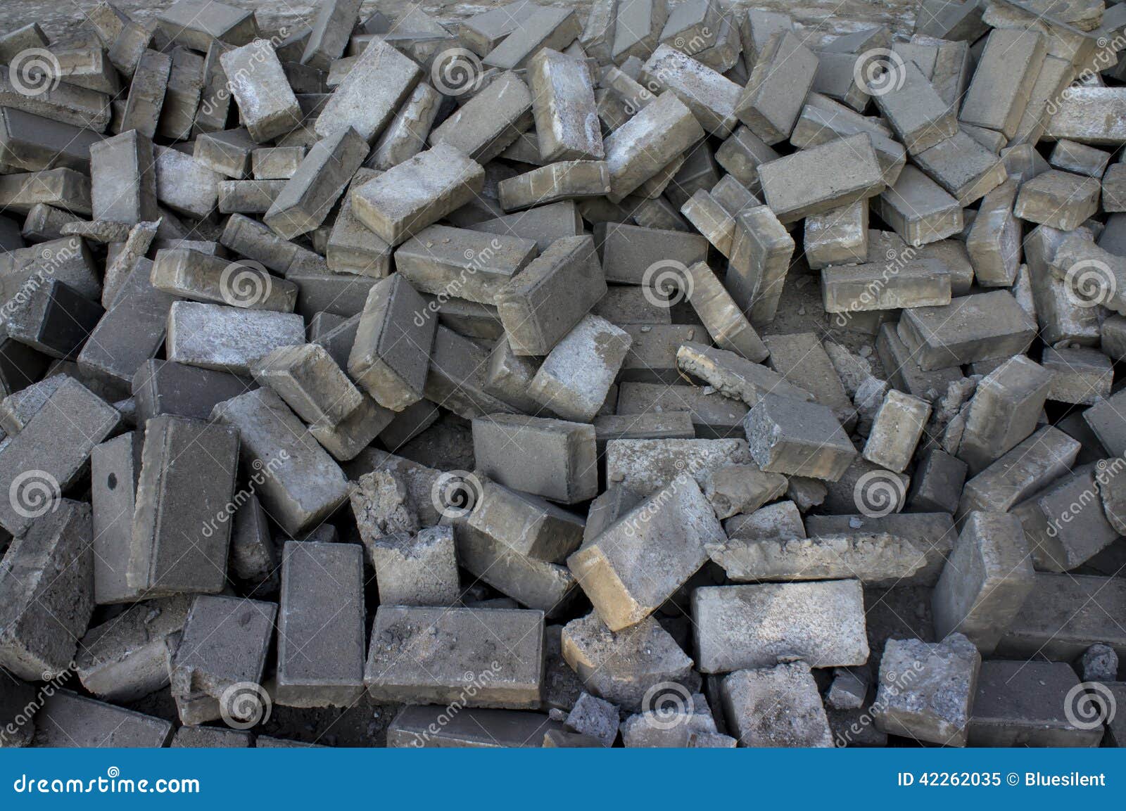 Scattered Brick stock image. Image of house, stones, junk - 42262035